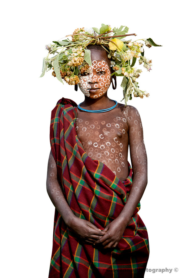 IMANI - Young Suri boy with yellow flowers